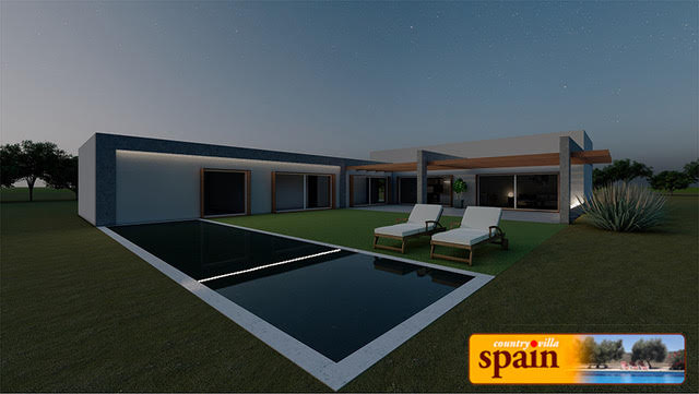 Villa ultra moderne avec système d'isolation SATE a vendre à Abanilla ...